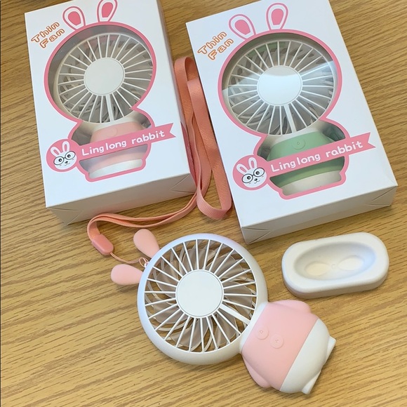 Other | Nib Mini Rabbit Fan | Poshmark